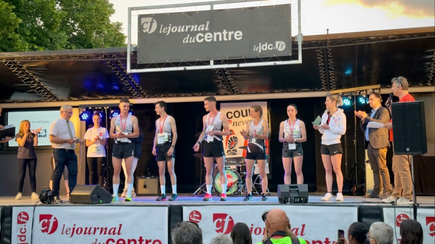 Courir à Nevers 2023, les podiums, Laure TASSION, Théo MARCEAU, Pierre ...